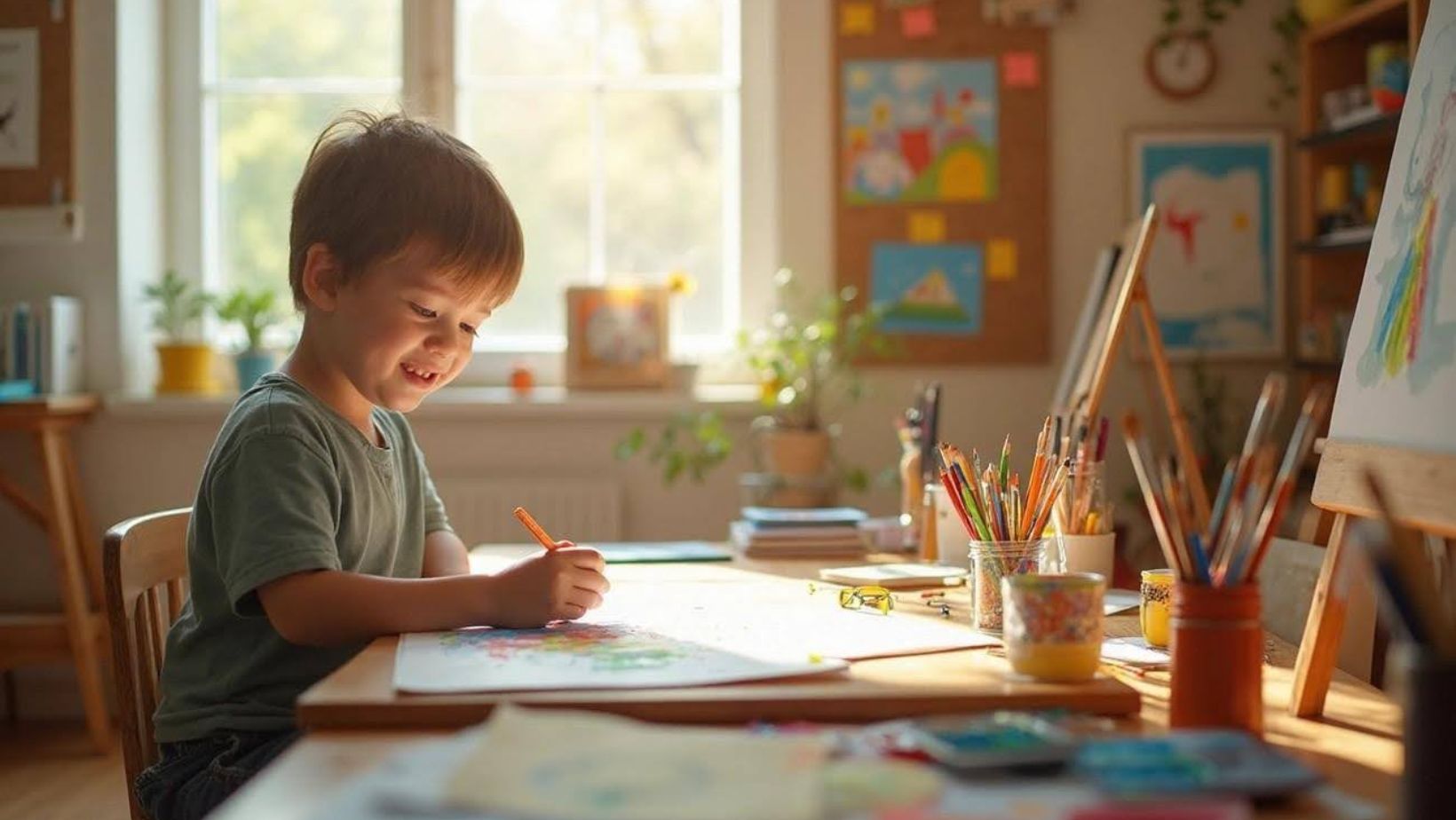 Creative Ways to Inspire Young Artists at Home - Netcurtains